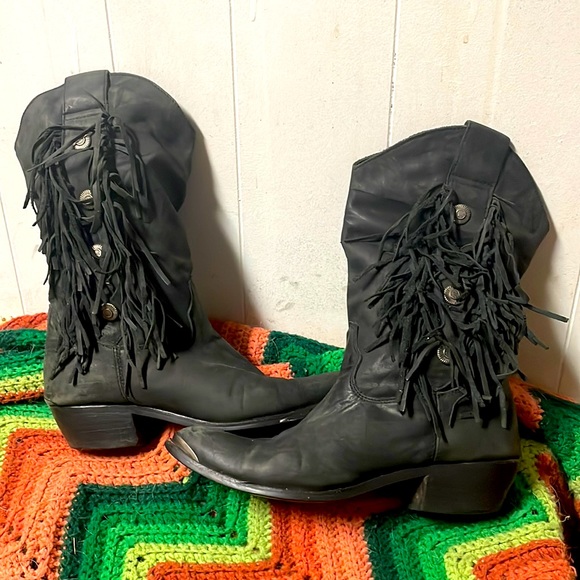 code west | Shoes | Fringe Cowboy Boots | Poshmark